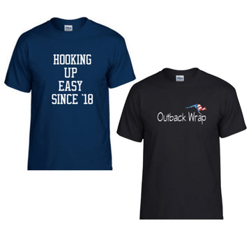 Tshirts and Stickers | Outback Wrap branded merchandise - Outback Wrap